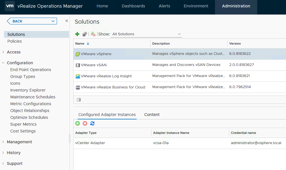 vRealize Operations – vSphere Adapter | vnuggets